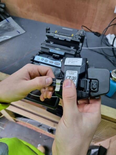 Fibre Optic Cabling Works Roadside - PSS Installations