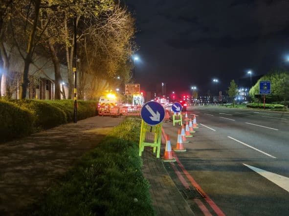 Fibre Optic Cabling Works Roadside - PSS Installations